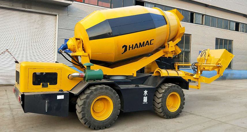 Self-loading Mobile Concrete Mixer - self loading Portable Batching ...